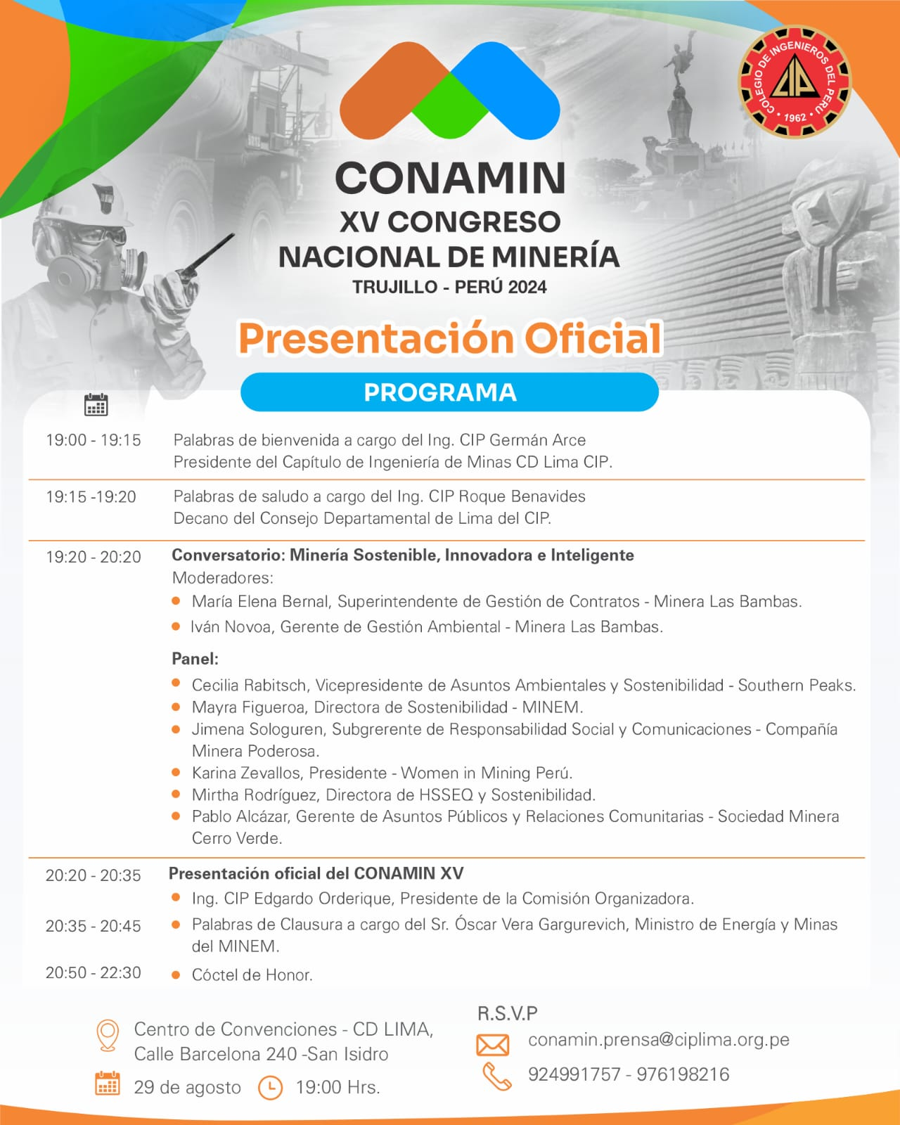 XV CONAMIN 2024 - Presentación Oficial - 29-08-23 - Revista Prospectivistas - Revista ...